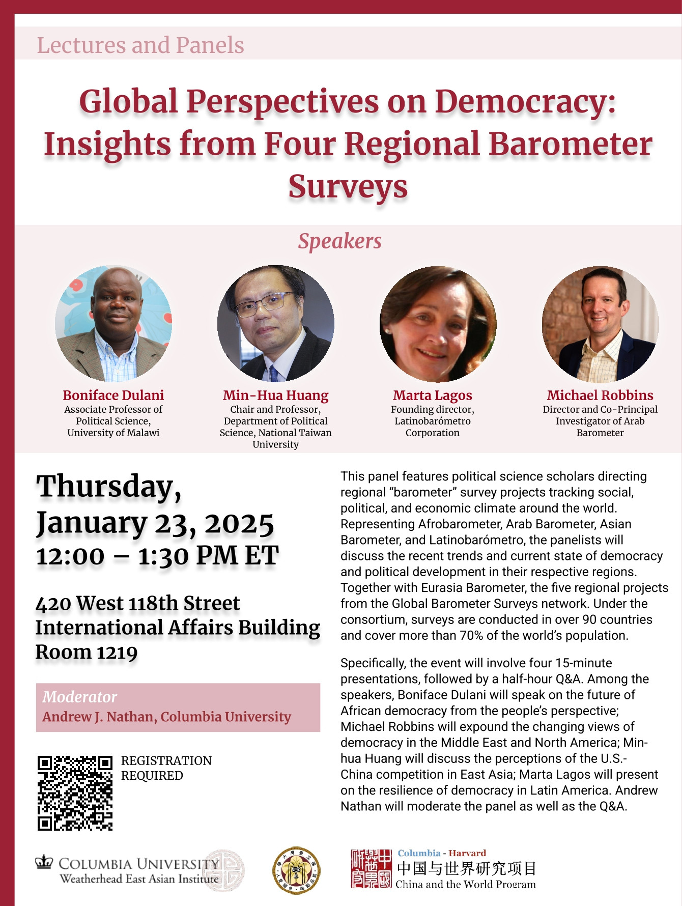 Global Perspectives on Democracy: Insights from Four Regional Barometer Surveys | Weatherhead ...